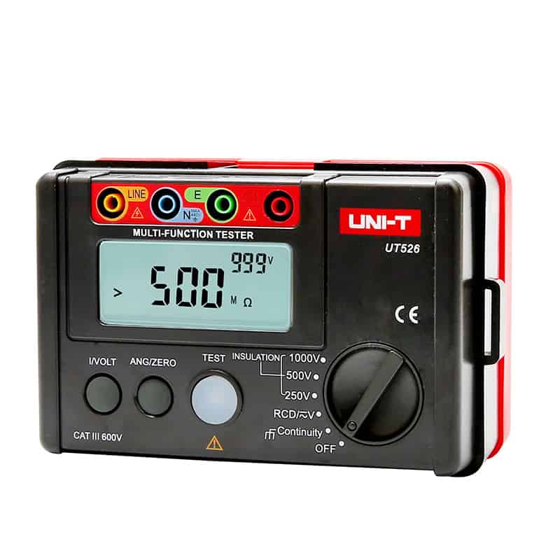 Uni-T UT526 Multifunction Insulation and RCD Tester | Huddleston New ...